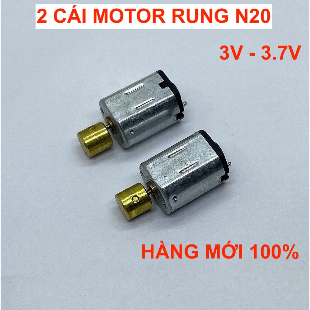 2 cái - motor rung mini n20 3V - 3.7V lực rung lớn - LK0264 | Shopee ...