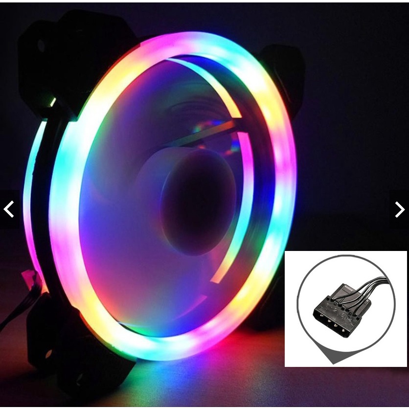 Quạt Tản Nhiệt - Fan Led RGB Cắm nguồn trực tiếp không qua HUB WM Star ...