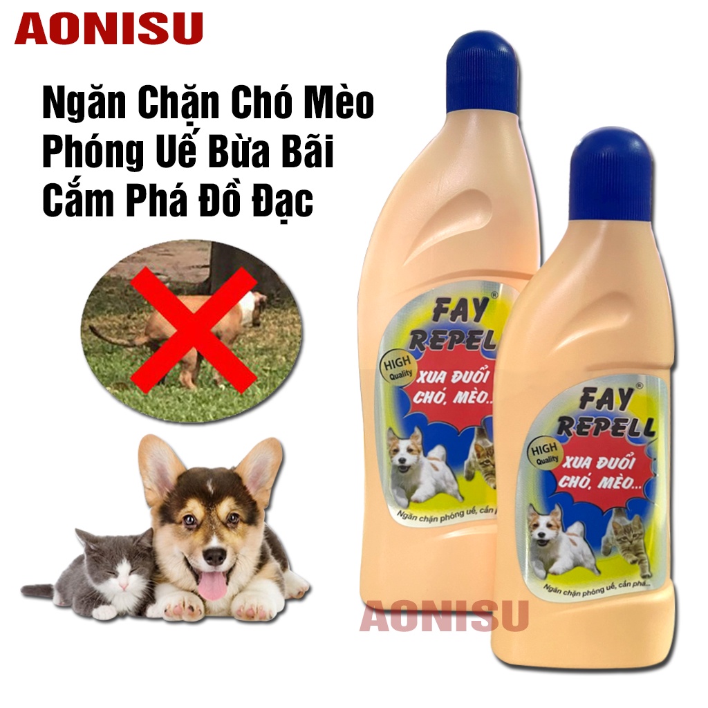 Chai Xịt Đuổi Chó Mèo FAY REPELL TINH DẦU CHÍNH HÃNG - Dung Dịch Ngăn ...