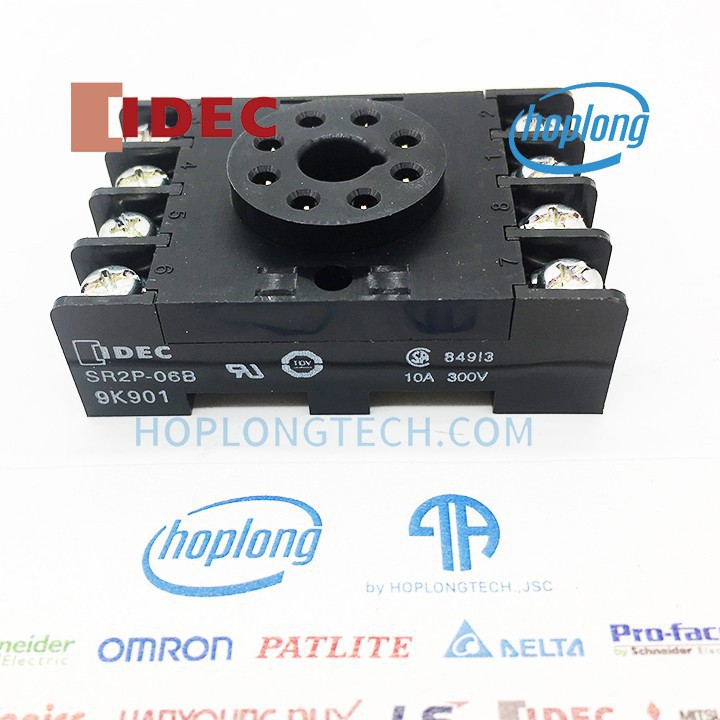 SR2P-06B Đế cắm IDEC loại 8 chân tròn cho timer và rơ le | Shopee Việt Nam