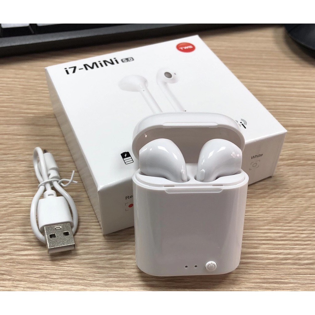 Tai Nghe Không Dây Bluetooth 5.0 mini i7 TWS | Shopee Việt Nam