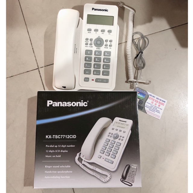 ĐIỆN THOẠI BÀN PANASONIC KX - TSC7712CID Hiển Thị Số | Shopee Việt Nam