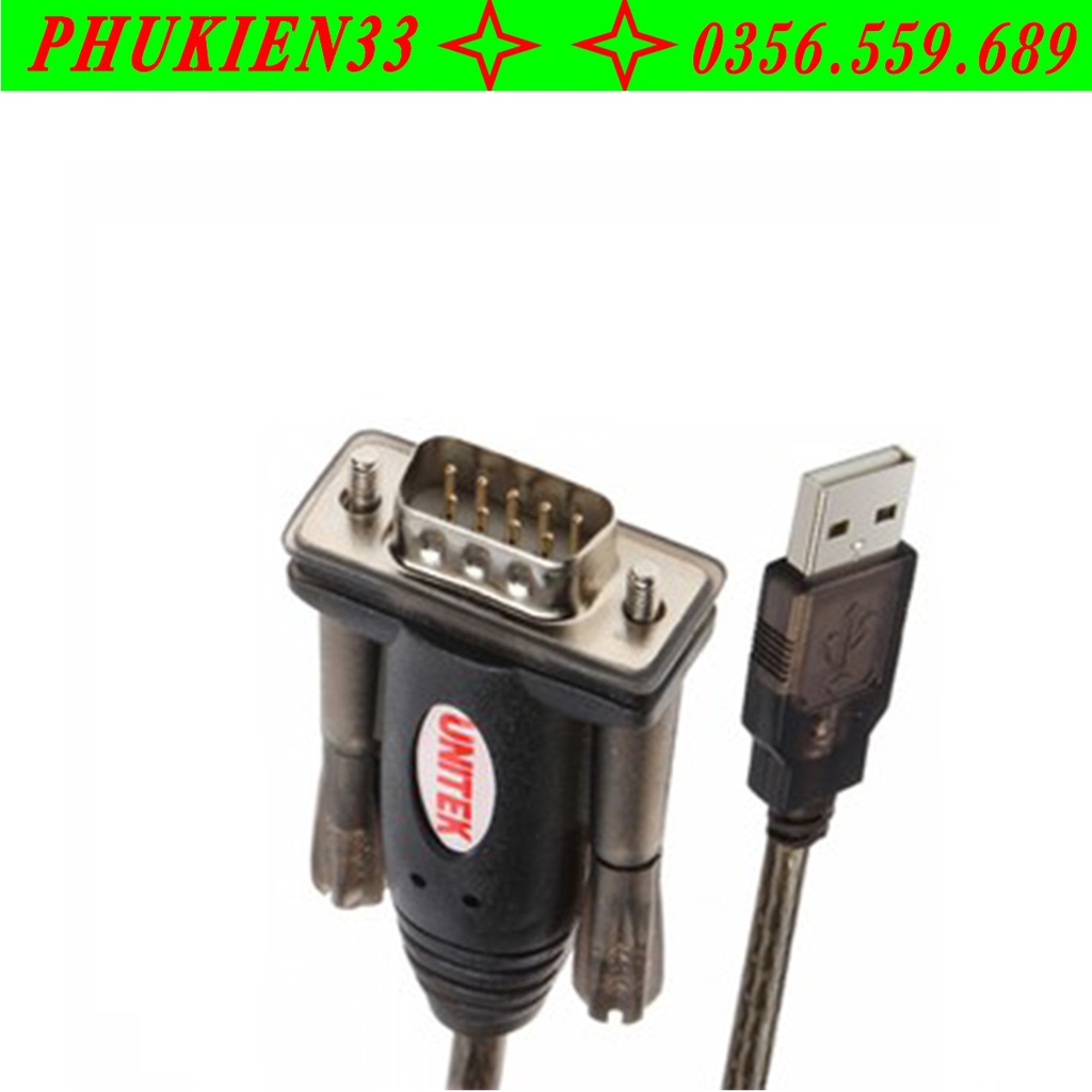 Cáp USB sang Com RS232 1.5m Unitek Y105- Hãng phân phối - LKCAP144 ...