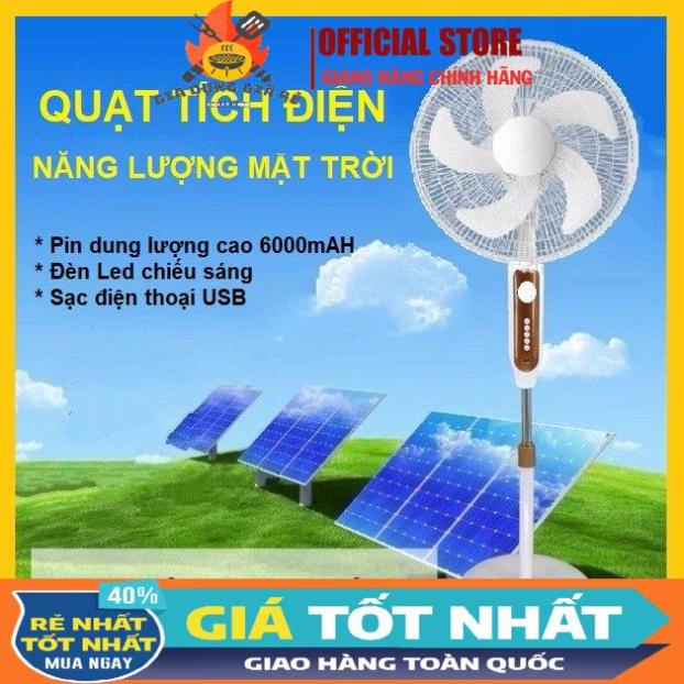 Quạt năng lượng mặt trời , Quạt tích điện Solar Fan HS-198F, 4 tốc độ ...