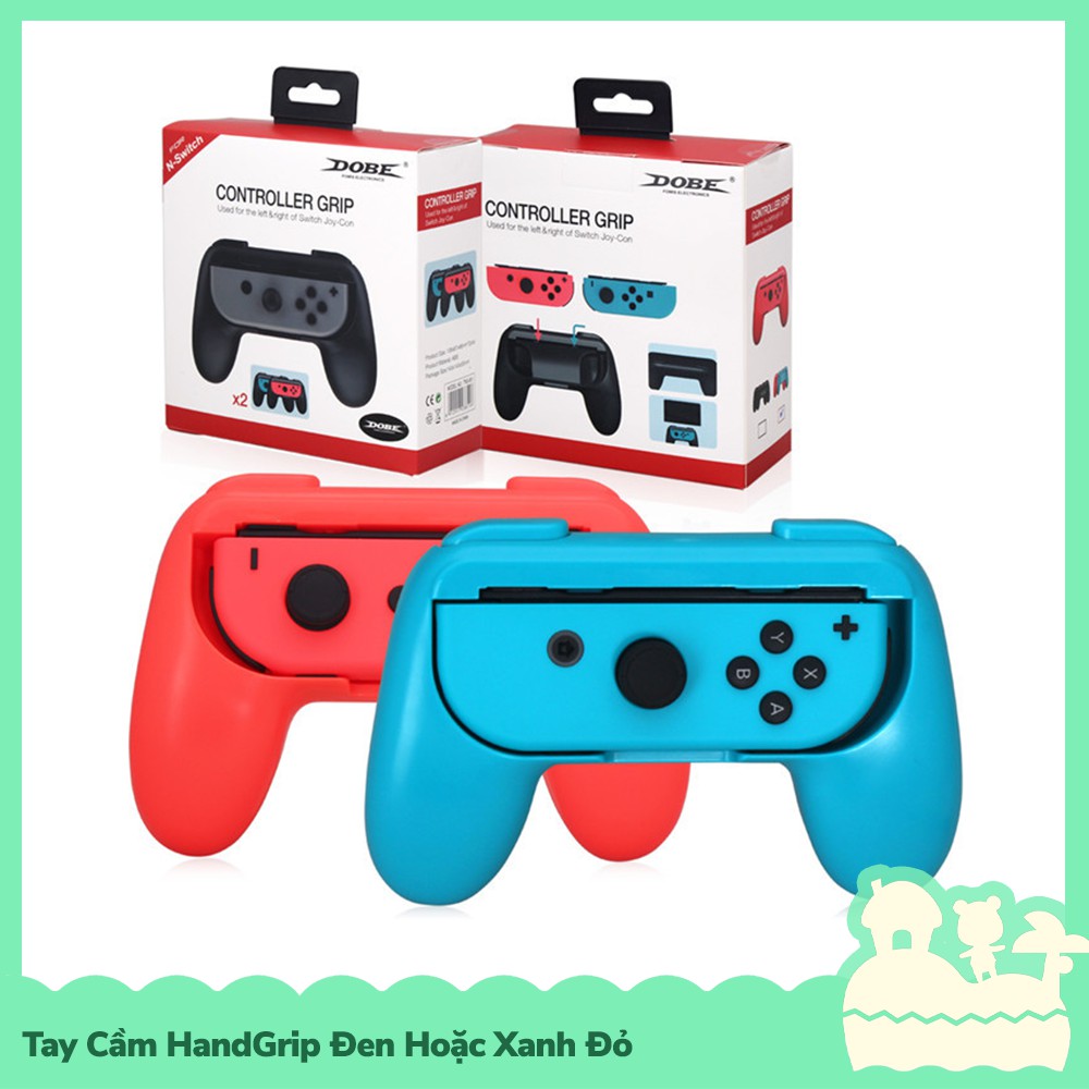 [Sẵn VN - Dobe] Set Phụ Kiện 2 HandGrip Để Gắn Joycon Trái Phải Cho Nintendo Switch NS, Nintendo ...