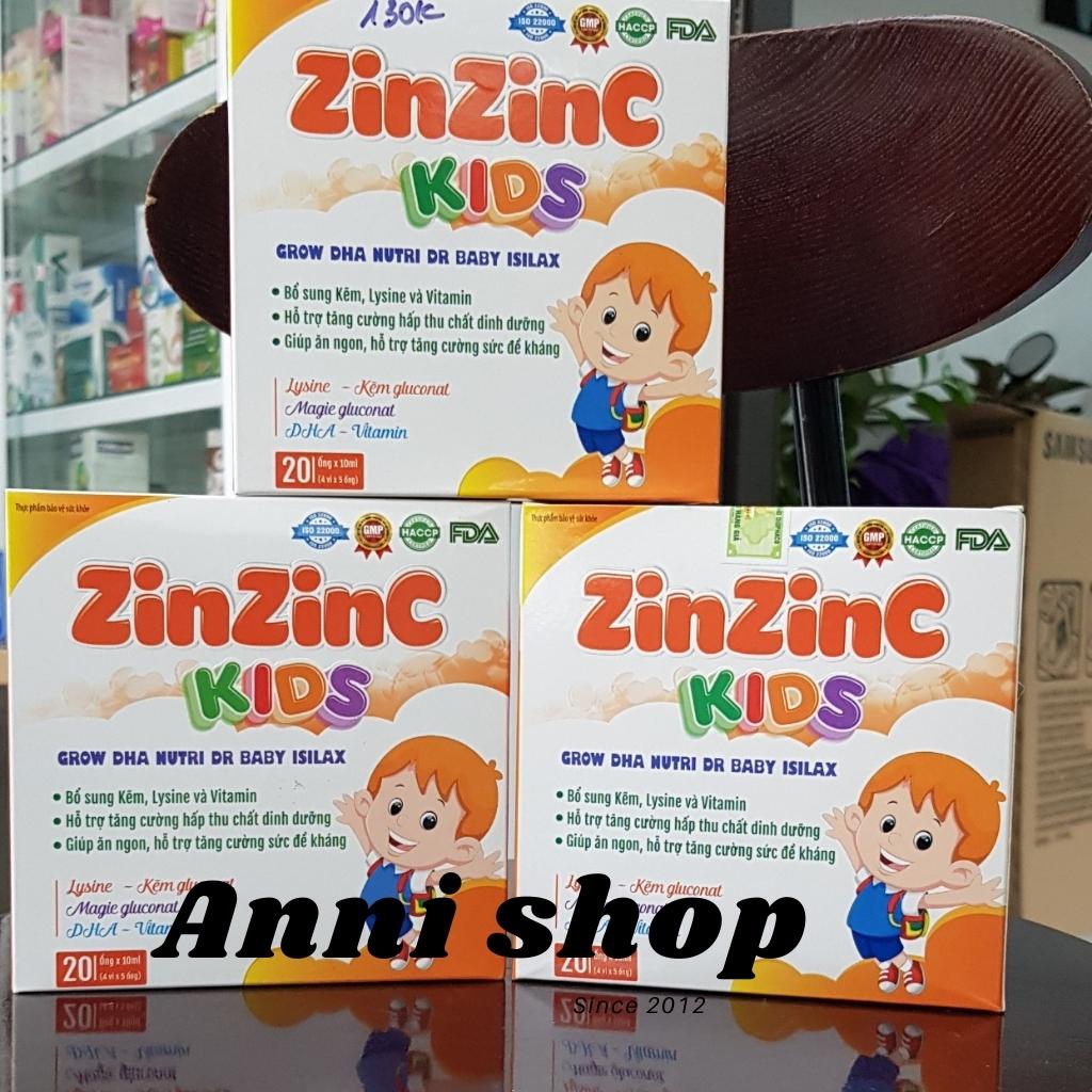 Siro Zinzin C bổ sung kẽm, Lysine và Vitamin hỗ trợ tăng cường chất ...