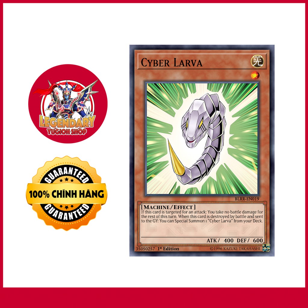 [Thẻ Bài Yugioh Chính Hãng] Cyber Larva | Shopee Việt Nam