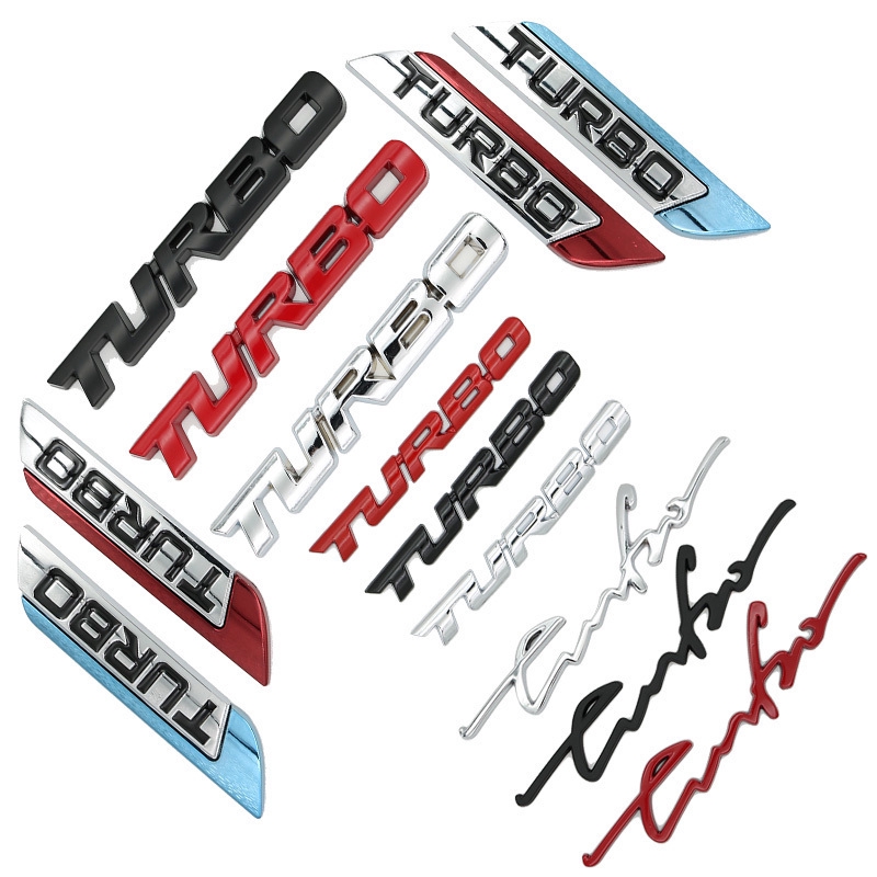 Logo xe turbo tăng áp được sửa đổi Xe Kim Loại turbo Xe Miếng Dán Thân ...
