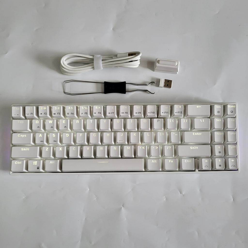 Bàn Phím Cơ Không Dây HOTSWAP RK987, RK71 Led RGB & Đơn Sắc. Ba Chế Độ ...