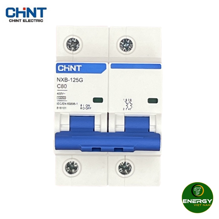 Áp tô mát 2P Chint AC - Aptomat CHINT NXB-63 2P Chint AC 6A, 10A, 16A, 20A, 25A, 32A, 40A, 50A ...
