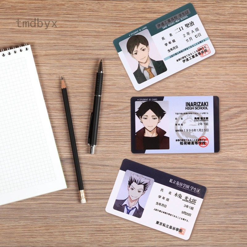 Tmdbyx Thẻ Id Kiểu Hoạt Hình Haikyuu Hinata Shoyo | Shopee Việt Nam