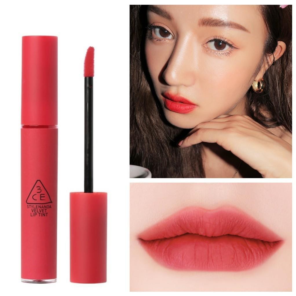 Son 3CE Kem Velvet Lip Tint Màu Absorbed đẹp mê ly | Shopee Việt Nam