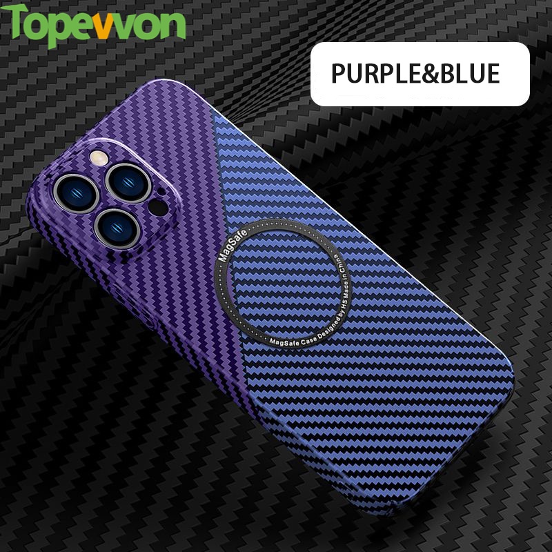 Ốp điện thoại TOPEWON sợi carbon từ tính siêu mỏng chống sốc thích hợp ...
