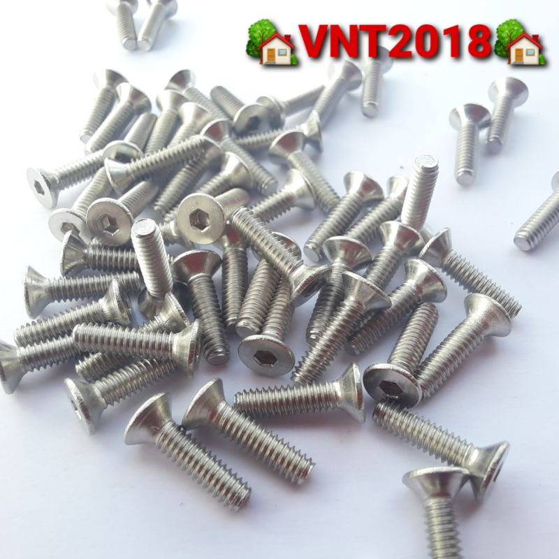 Bulông M2 inox lục giác chìm đầu côn | Shopee Việt Nam