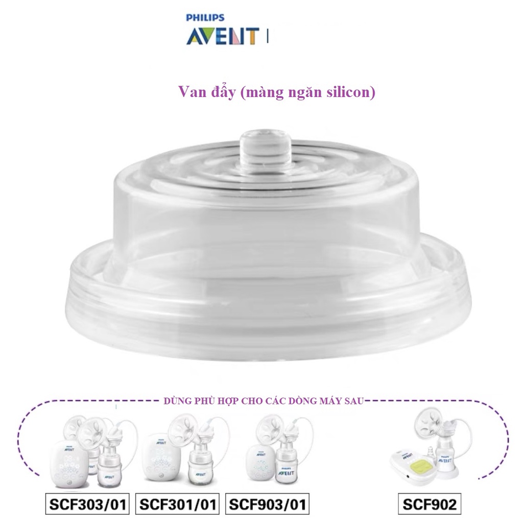 phụ kiện máy hút sữa avent hoa tuyết - van đẩy (màng ngăn) | Shopee ...