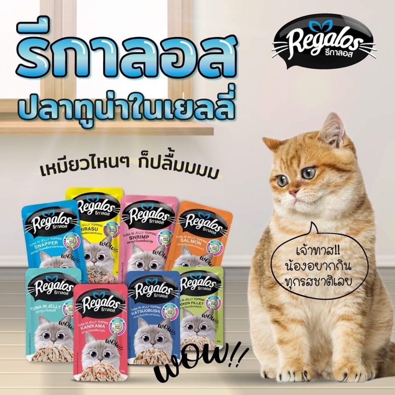 [ 70g ] Pate Regalos cho mèo 15 vị 🐈 MADE IN THAILAND 🇹🇭 | Shopee Việt Nam