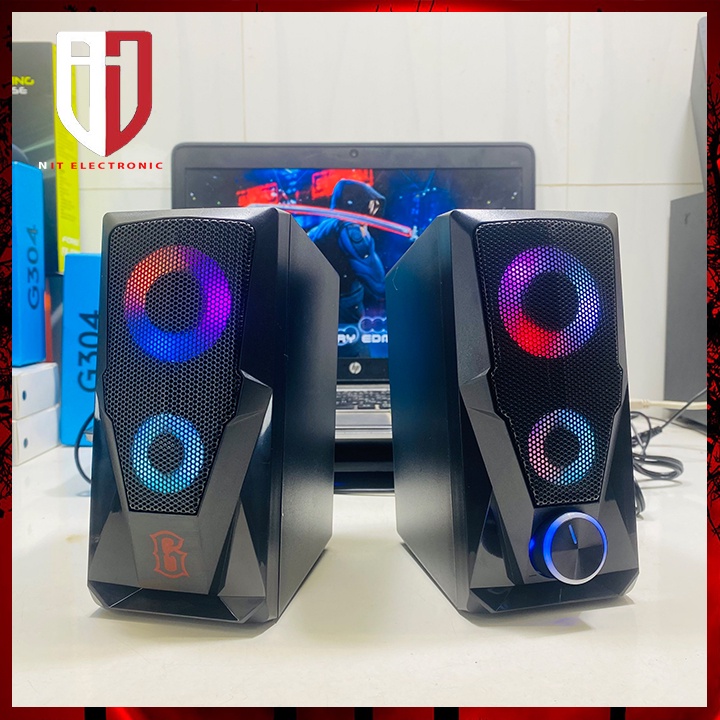 Loa máy vi tính laptop để bàn ROBOT RS200 loa pc mini có dây bass mạnh ...