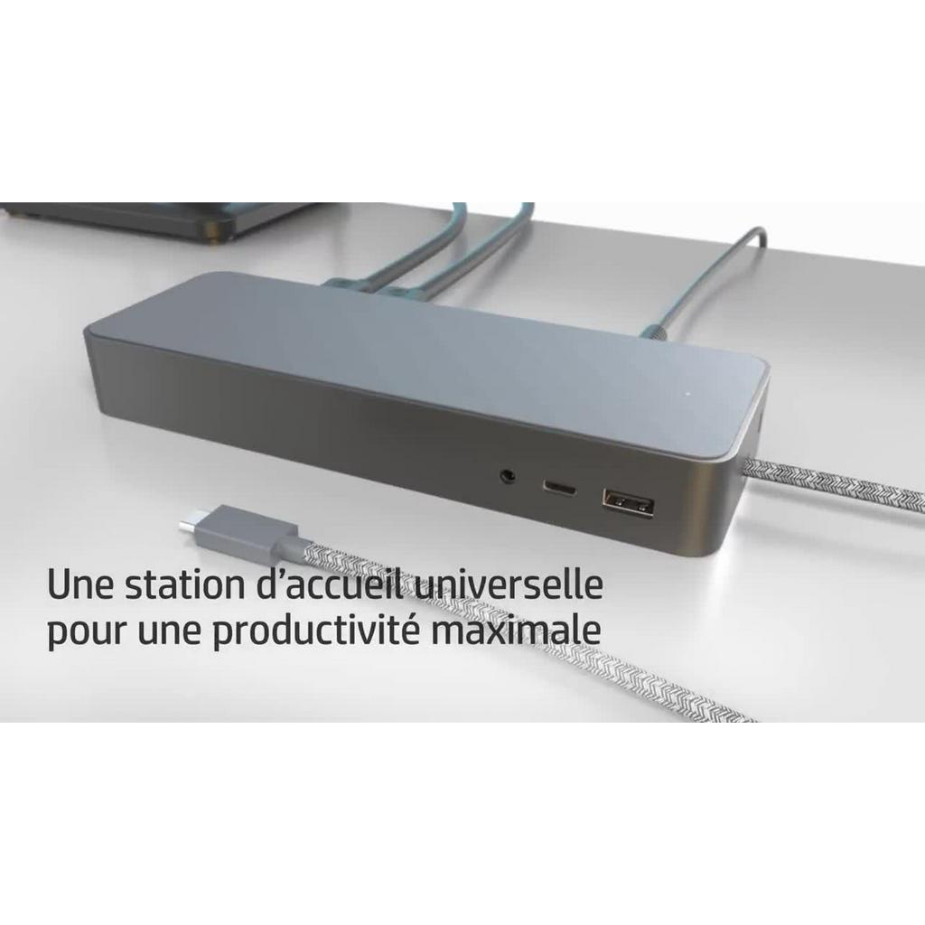 Dock Displaylink HP HSA-B005DS - Hỗ trợ xuất 2 màn 4K 60HZ cho các dòng ...