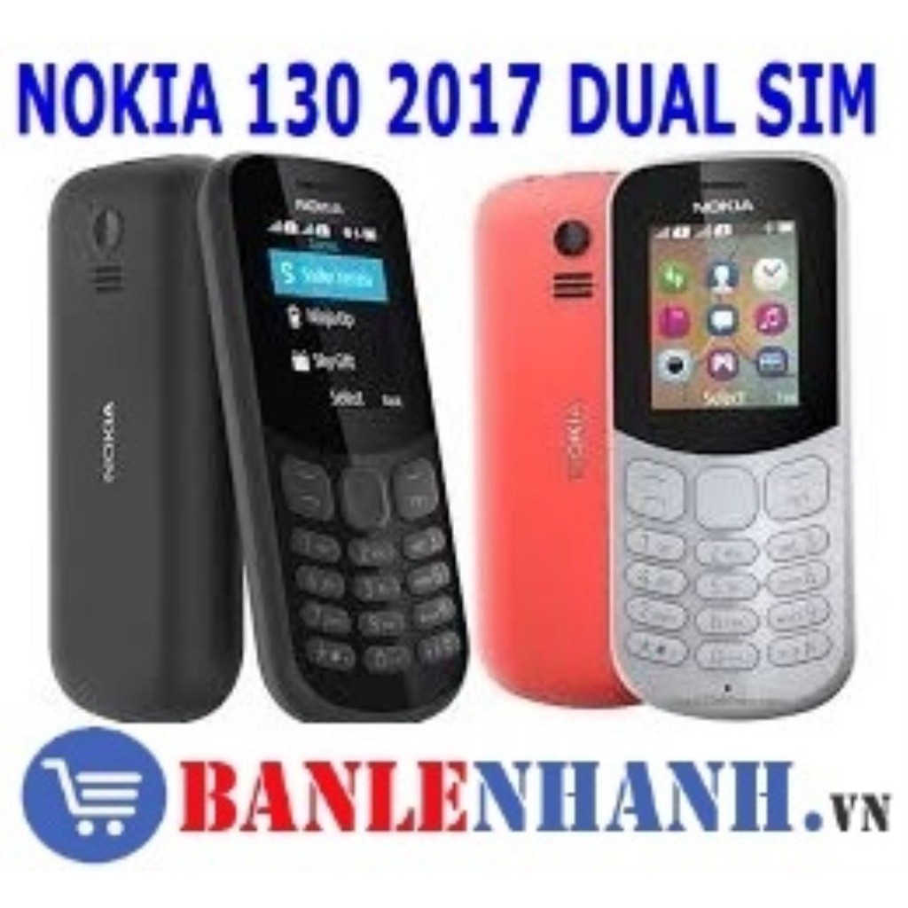 ĐIỆN THOẠI NOKIA 130 2017 DUAL SIM | Shopee Việt Nam