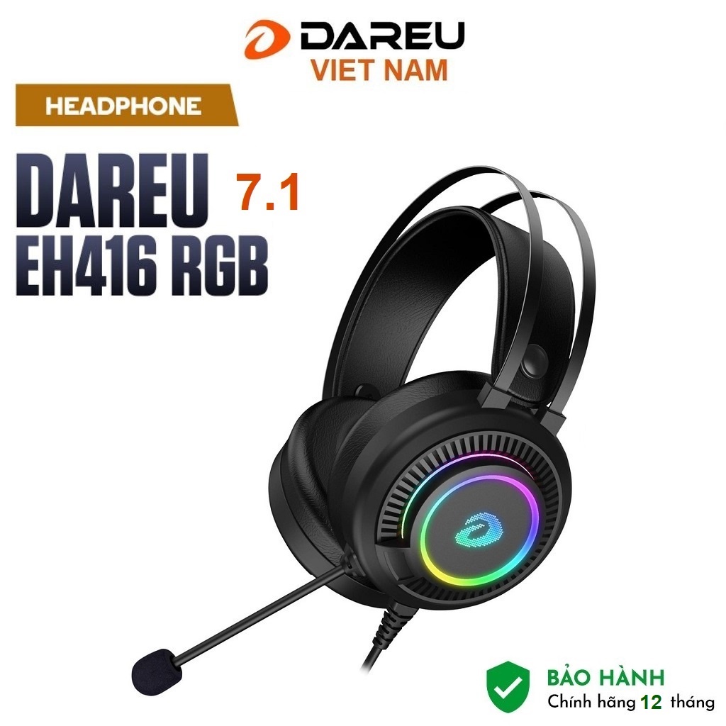 Tai nghe Gaming DAREU EH416 RGB giả lập 7.1 cắm cổng USB | Shopee Việt Nam
