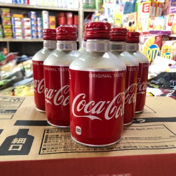 Combo 3 chai Coca - Cola Nắp Vặn chai nhôm Nhật Bản chai 300ml | Shopee ...