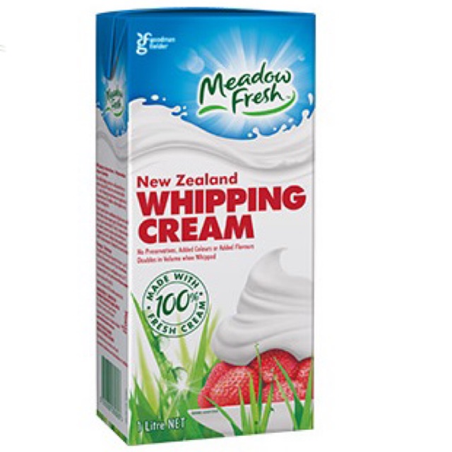 Whipping cream / Kem tươi Meadow Fresh 1 Lít | Shopee Việt Nam