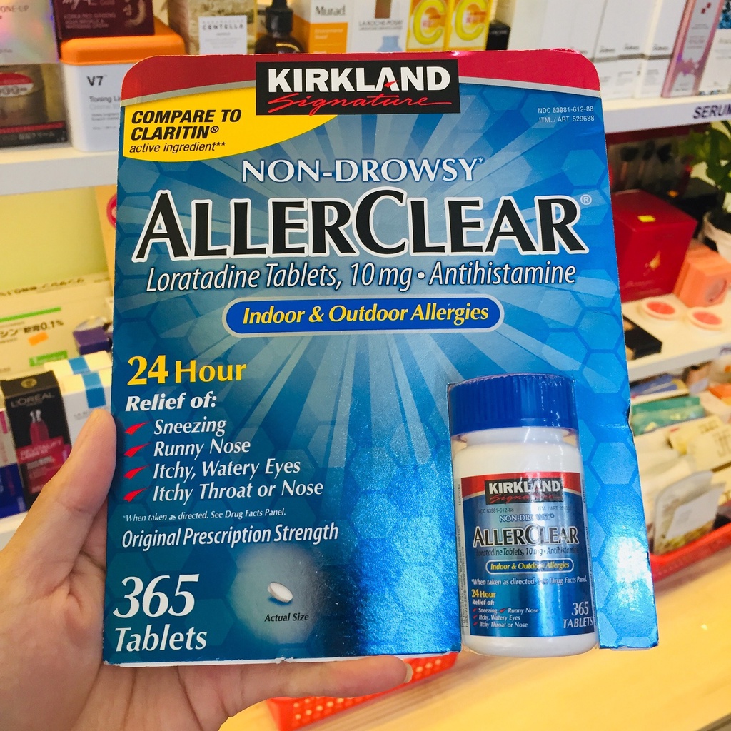 Viên uống dị ứng date 11/2025 Kirkland Signature Allerclear - EDS mart ...
