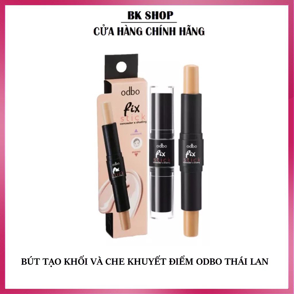 [ODBO] Bút tạo khối + che khuyết điểm 2 đầu ODBO Fix stick OD450 - Thái Lan | Shopee Việt Nam