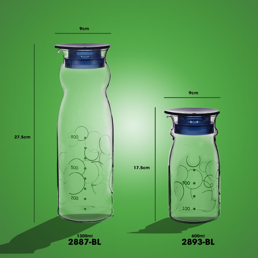 BÌNH NƯỚC THỦY TINH CHỊU NHIỆT IWAKI 600ML | Shopee Việt Nam