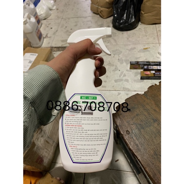 Nước rửa máy lạnh đa năng AC007.1(cò bóp thay đổi theo thời điểm) | Shopee Việt Nam