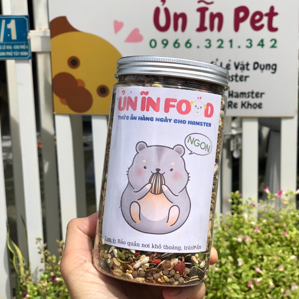 Đồ ăn cho hamster loại trộn hủ 1 lít siêu dinh dưỡng | Shopee Việt Nam
