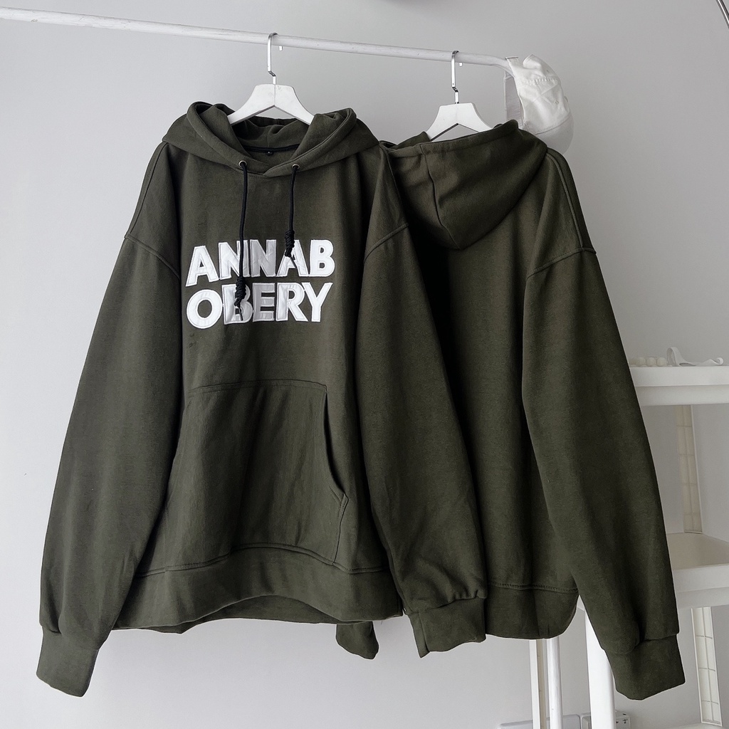 Khoác hoodie ANNAB OBERY unisex (ảnh thật shop tự chụp) | Shopee Việt Nam