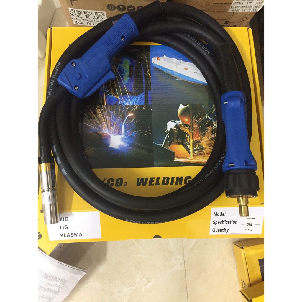 Mỏ hàn mig OTC 500 dài 5m - Súng hàn mig OTC 500 | Shopee Việt Nam