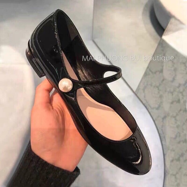 GIẦY BỆT MIUMIU ĐÍNH NGỌC | Shopee Việt Nam