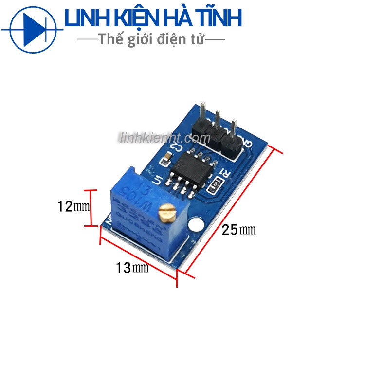 Mạch tạo dao động NE555 mạch tạo xung ne555 điều chỉnh tần số xung ...