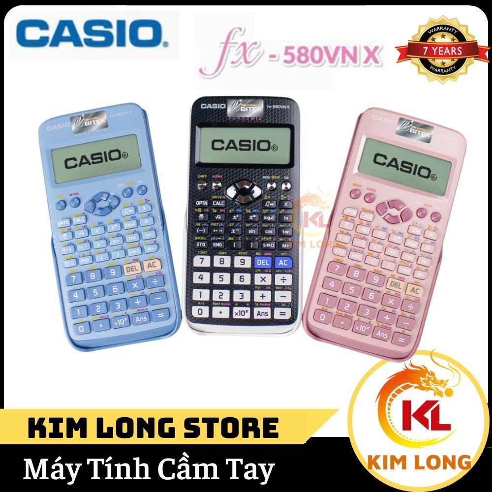 Máy tính Casio fx 580Vnx chính hãng , Nhập Khẩu Thái Lan 521 Tính Năng ...