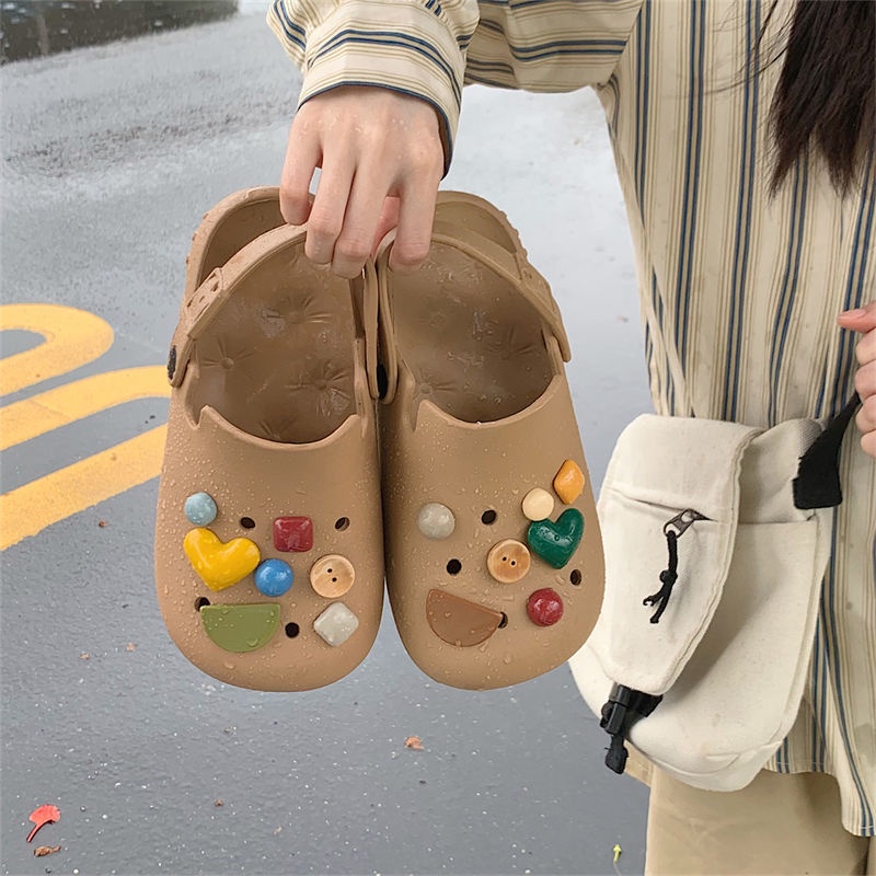 crocs Sticker shoes sticker for cross sandals☁️14 Cái Bất Đối Xứng☁️Phụ ...