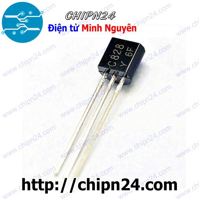 [25 CON] (KT1) Transistor C828 TO-92 NPN 100mA 25V (2SC828 828 ...