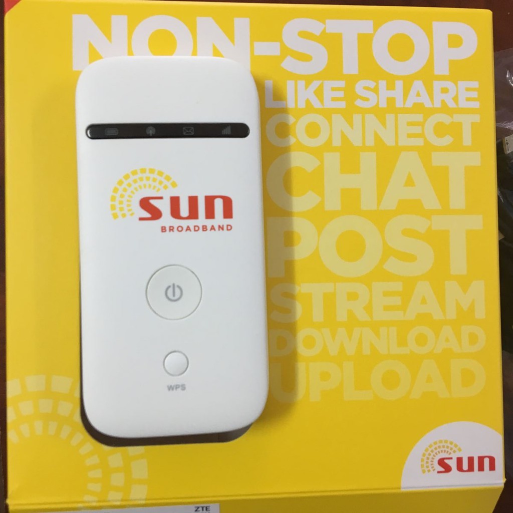 Bộ phát Wifi di động 3g/4g ZTE MF65 Sun broadband | Shopee Việt Nam