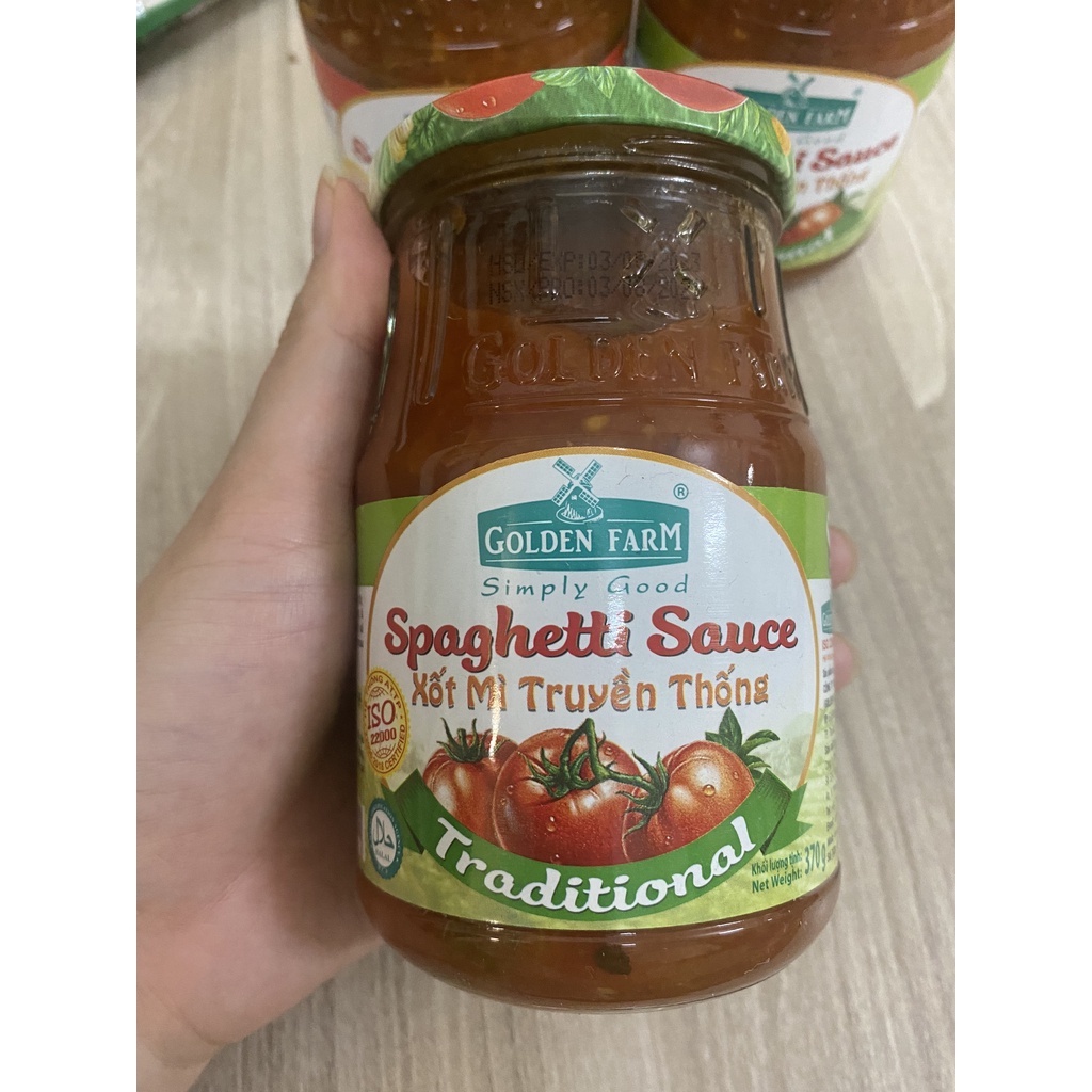 Sốt mì ý – mì spaghetti Golden Farm – xốt mì truyền thống và sốt mì ...