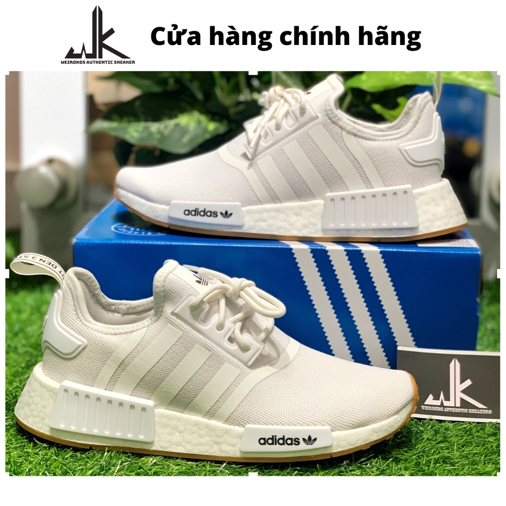 [CHÍNH HÃNG] Giày Adidas NMD R1 Primeblue White Gum GZ9260 | Shopee ...