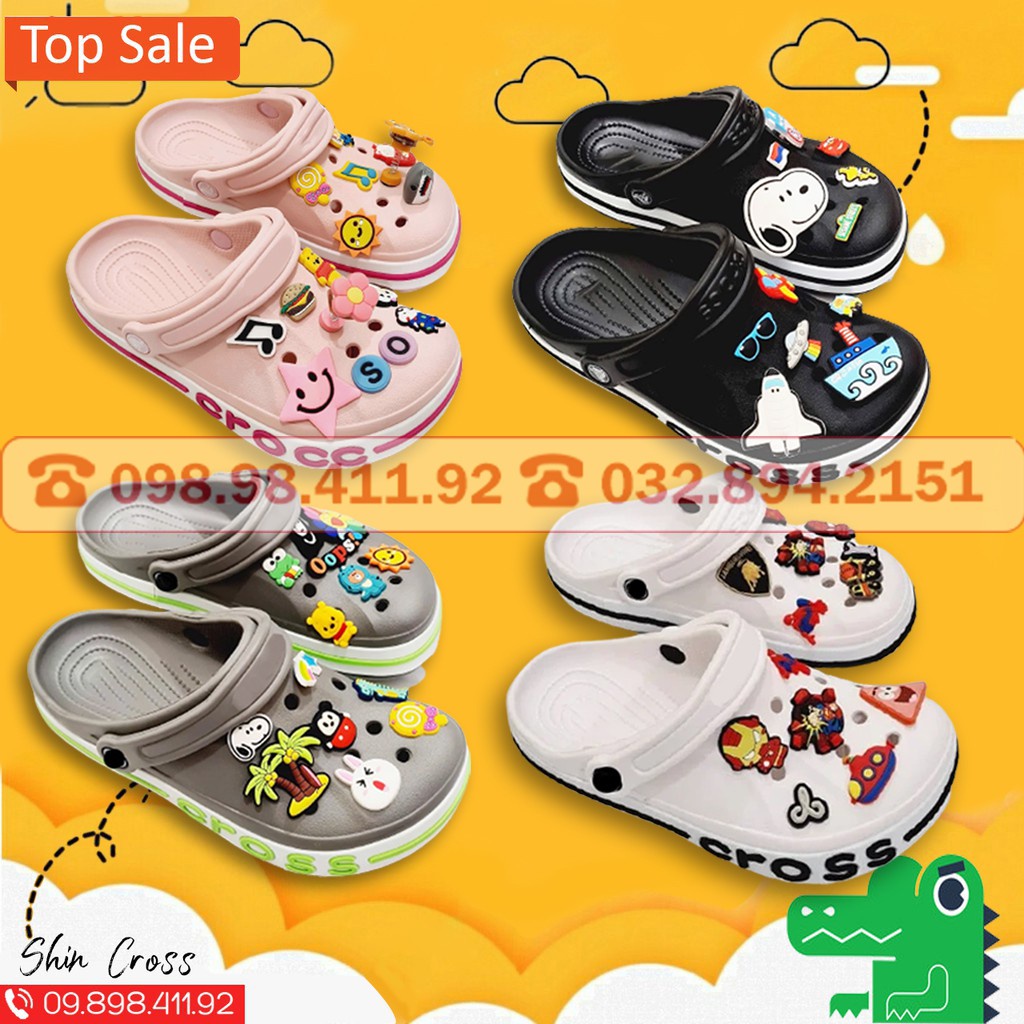 Giày dép Cross đế bánh mì baya nhiều màu lựa chọn DEPCRYHJK1 tặng thêm ...