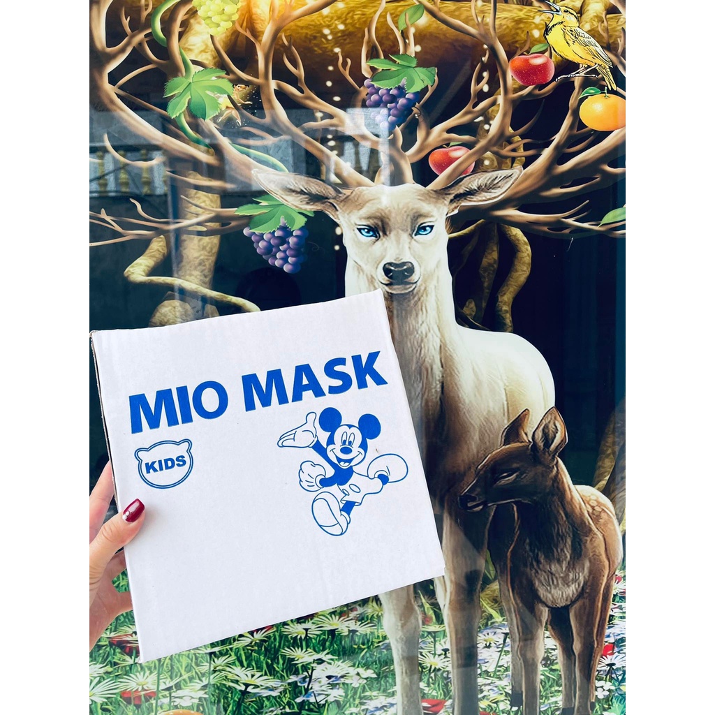 Sỉ thùng 12 gói 36 chiếc Khẩu trang gấu Mio Mask cho Em Bé Sơ Sinh 1 ...