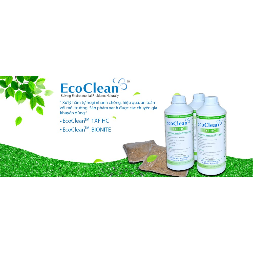 EcoClean 1XF HC - Vi Sinh Xử Lý Mùi Hôi Đường Cống, Lỗ Sàn | Shopee ...