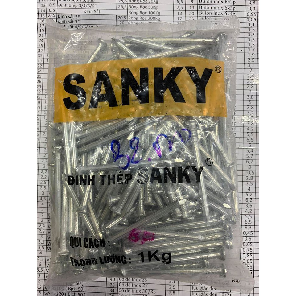 Đinh thép SANKY 2p, 3p, 4p, 6p | Shopee Việt Nam