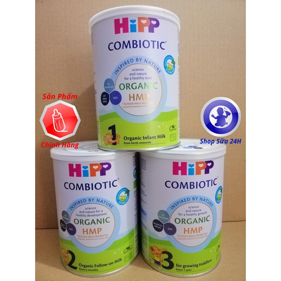 [GIÁ SỐC] Sữa HIPP ORGANIC COMBIOTIC SỐ 1, SỐ 2, SỐ 3 LON 350g | Shopee ...