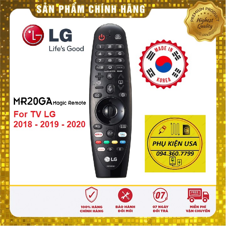 Điều Khiển Smart TV LG Magic AN-MR20GA (2020) - Hàng Chính Hãng cho TV ...