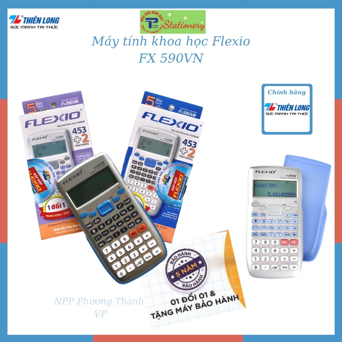 Máy tính khoa học Flexoffice FLEXIO Fx590VN hàng chính hãng | Shopee ...