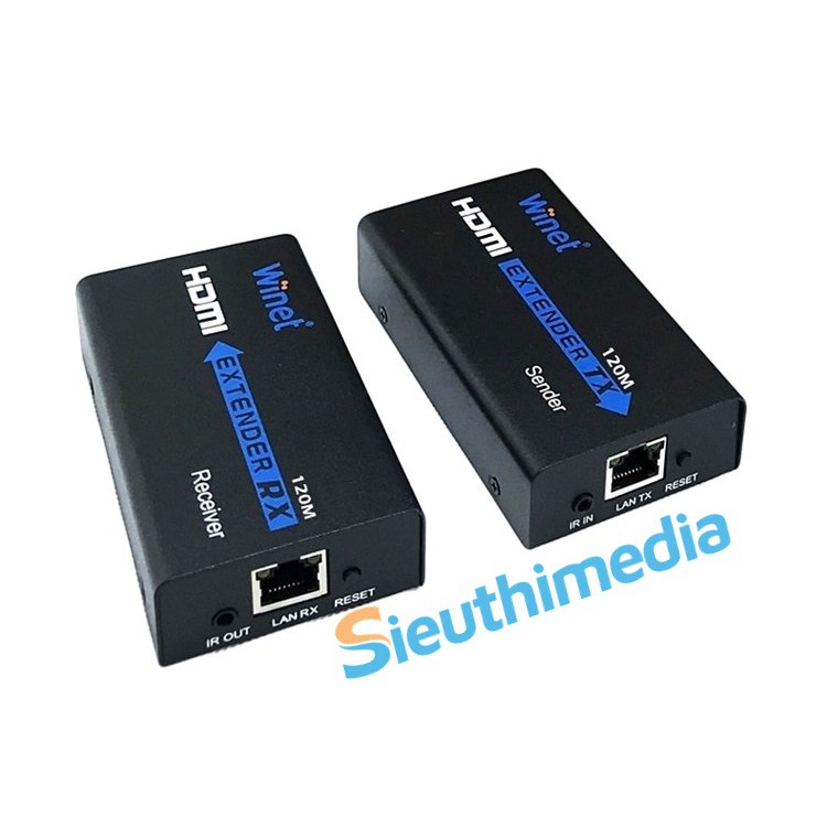 Bộ kéo dài hdmi qua dây mạng 120m Winet WN-HDMI120 giúp truyền tín hiệu ...