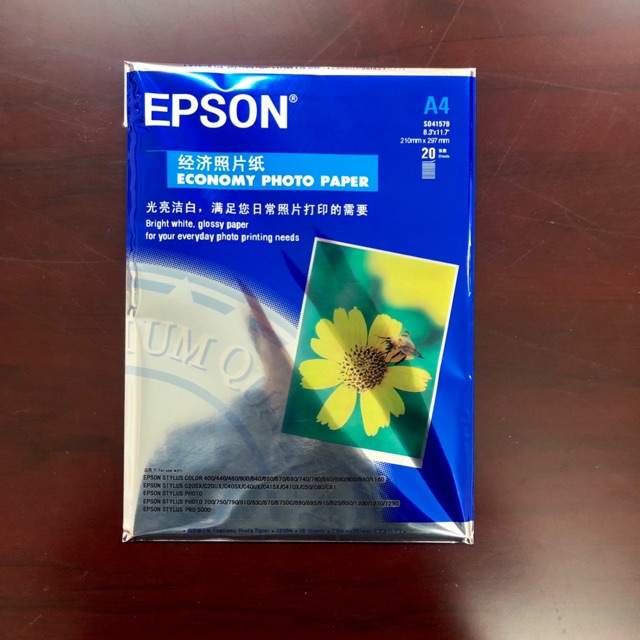 Giấy in ảnh Hoa cúc 1 mặt bóng Đl 200g A4 20 tờ / xấp | Shopee Việt Nam